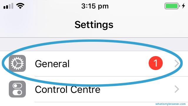 Update iOS - WhatIsMyBrowser.com